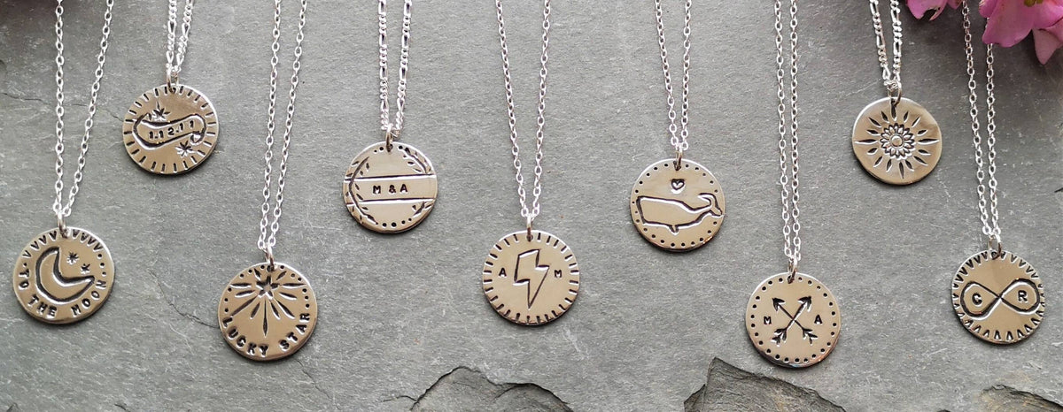 Love Token Necklaces | Silver Coin Necklace | Alice Rhiannon Jewellery
